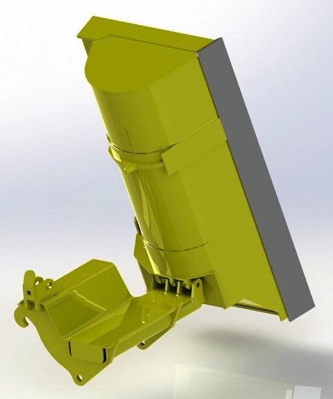 Alloy Bottom Side Dump Buckets | Webster Rentals